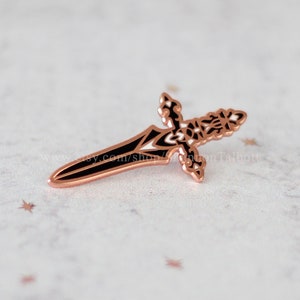 SECONDS SALE Dagger Enamel Pin, Warrior Pin, Sword Pin, Fantasy Pin ...