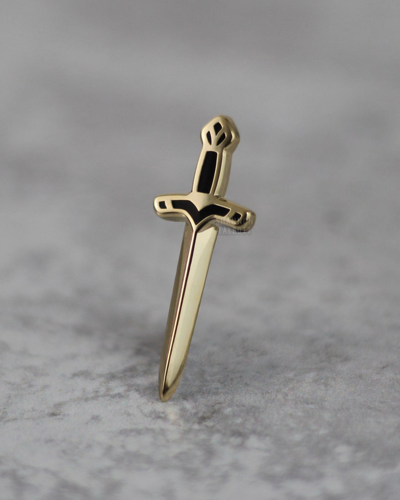 Dagger Enamel Pin, Warrior Pin, Sword Pin, Fantasy Pin, Gothic Pin ...
