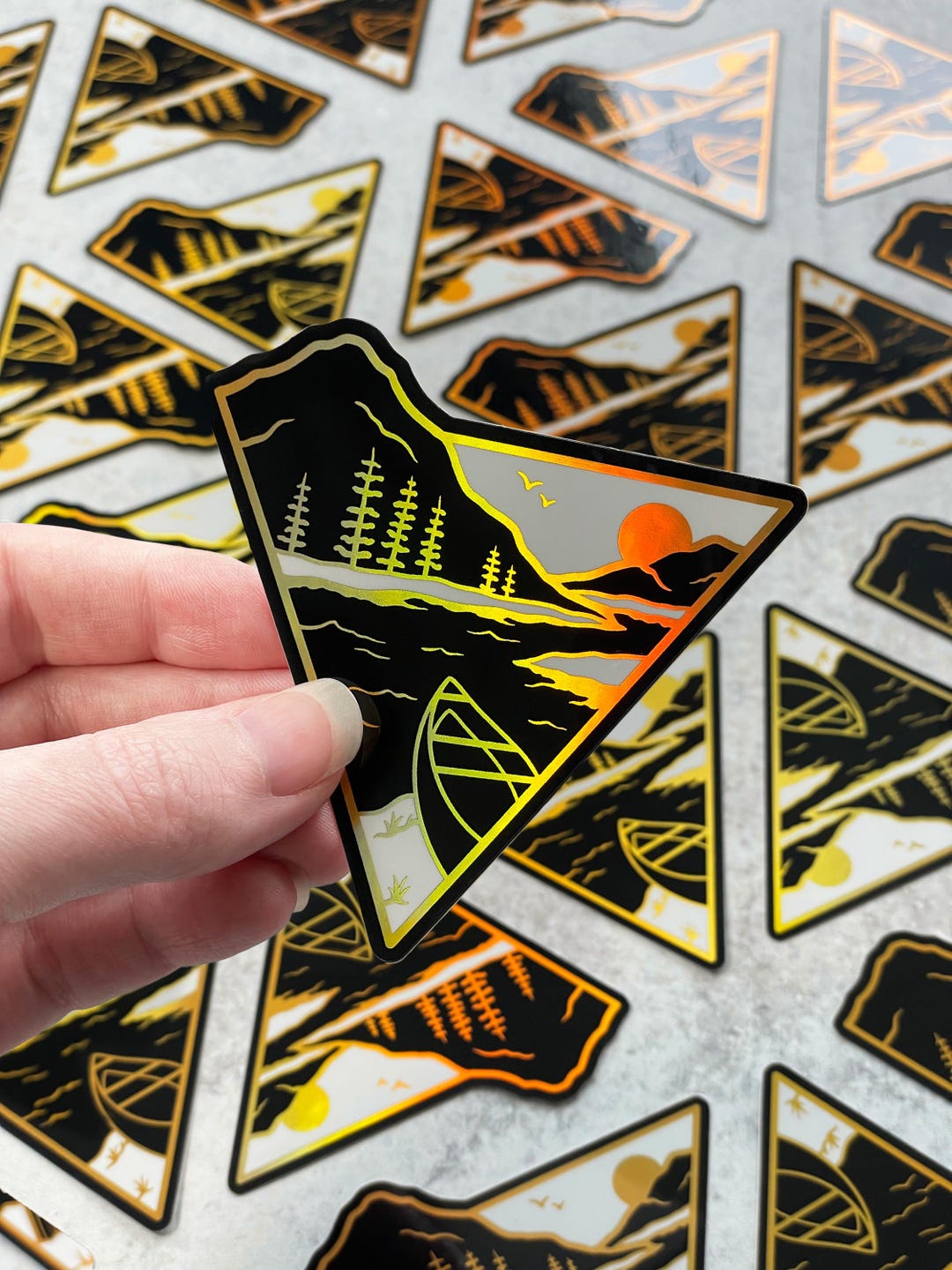 River Sticker, Forest Sticker, Nature Lover Sticker, Wanderlust Travel ...