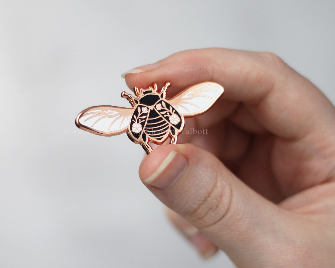 Scarab Beetle Enamel Pin Beetle Pin Bug Pin Insect Pin | Etsy