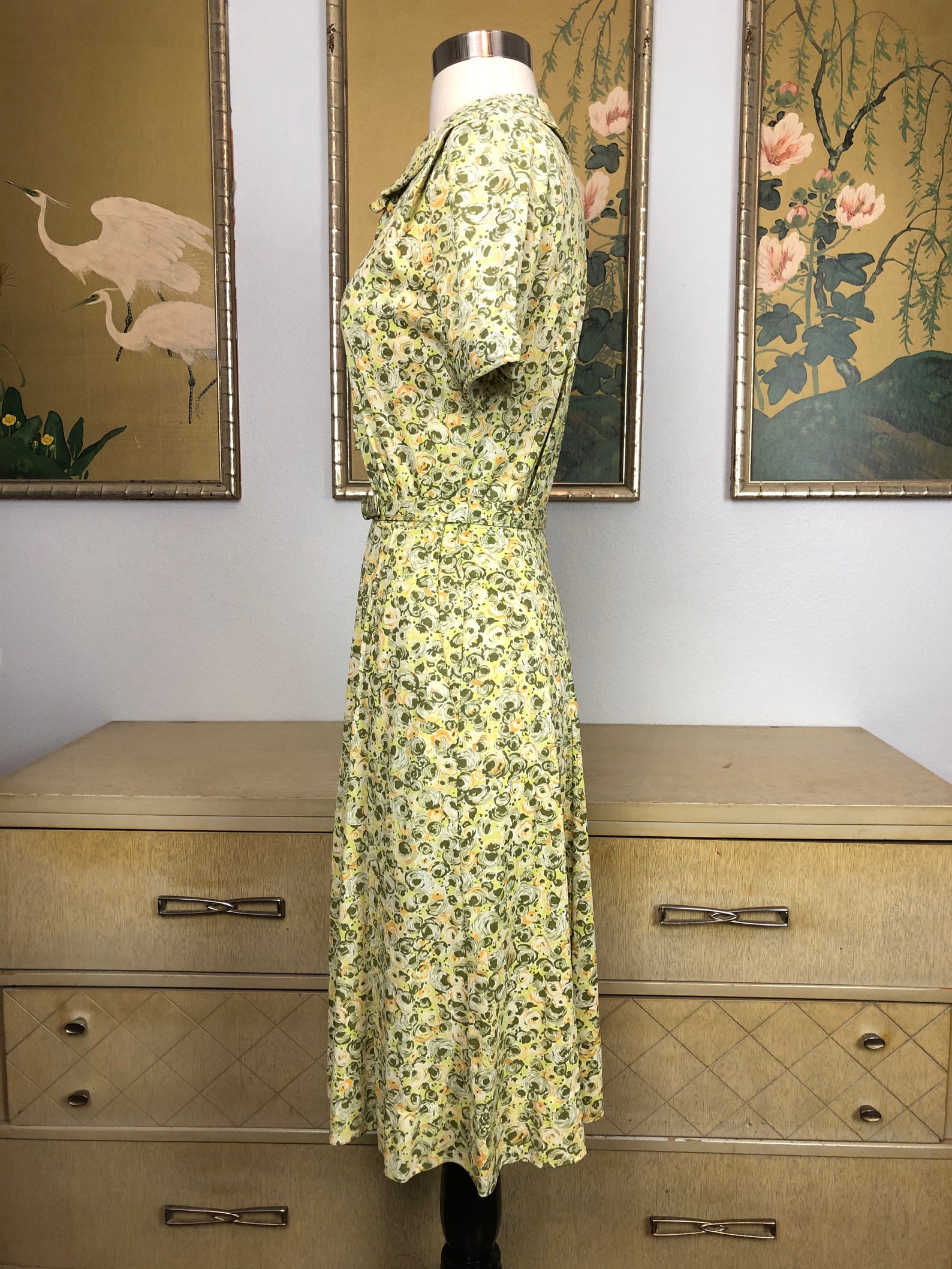 1960s Vintage Day Dress With Original Belt Deep Pockets - Etsy