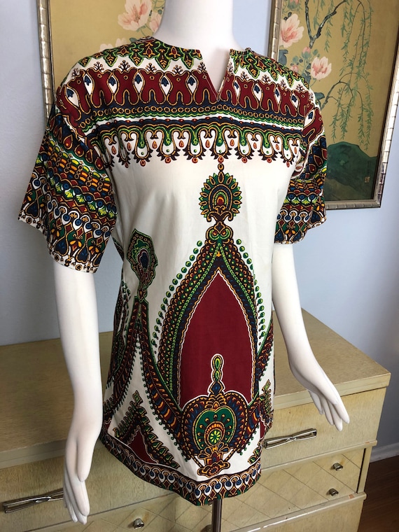 1960s Vintage Tunic Top by It's Apropos, Miami Florid… - Gem