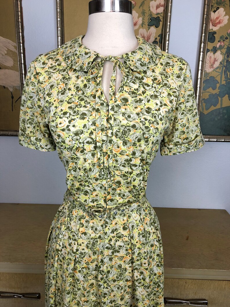 1960s Vintage Day Dress With Original Belt Deep Pockets - Etsy