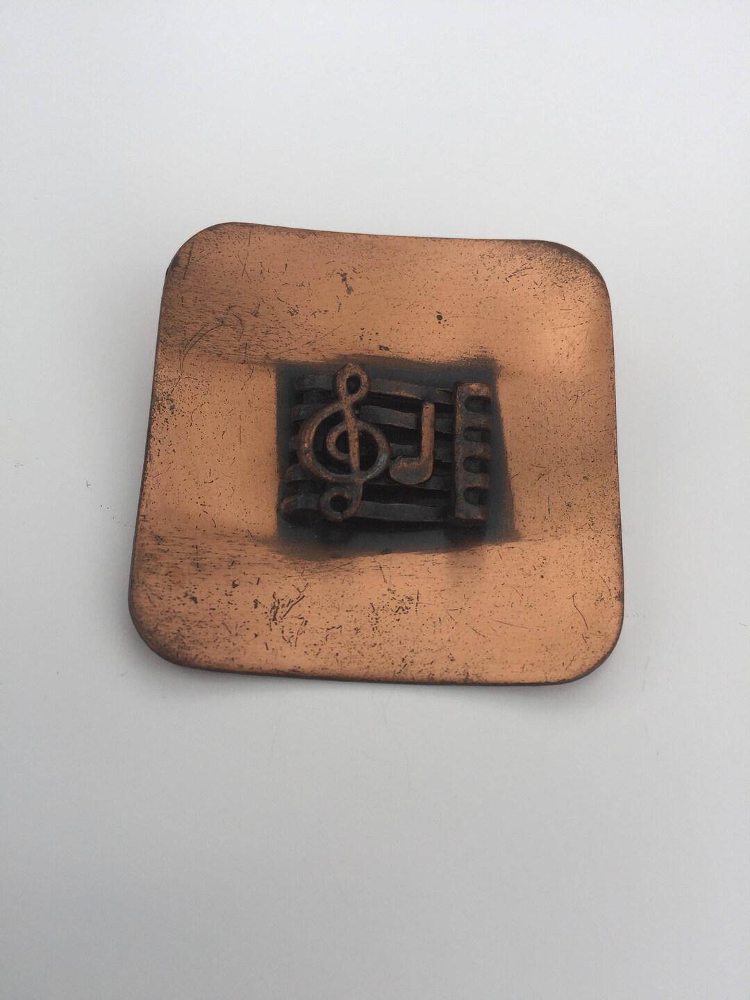 Vintage Copper Music Note Brooch -- Simple and Stylish - Etsy