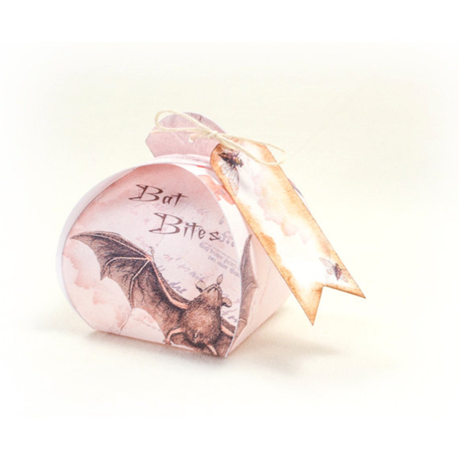 Halloween Favor Box Printable Halloween Party Favor Spooky Bat Digital ...