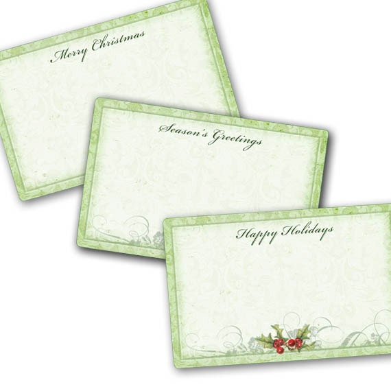 Printable Christmas Envelopes and Cards Instant Digital Holiday ...