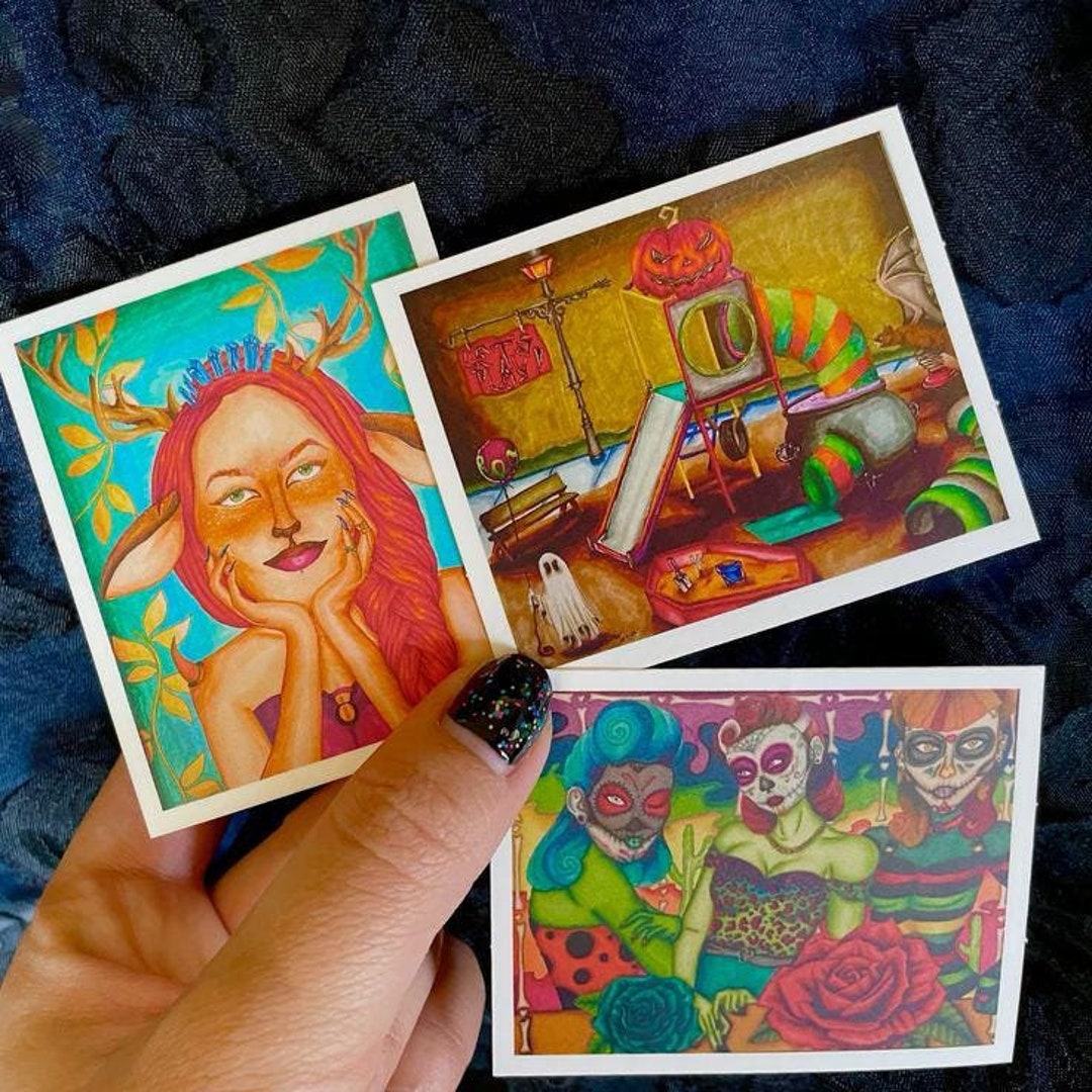 Lady Faun, Halloween Playground, and Sugar Skull Sisters Sticker Bundle ...