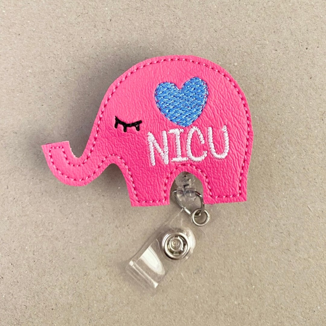 NICU L&D Motherbaby IBCLC Nurse Retractable Reel ID Badge Holder ...