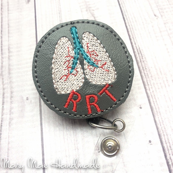 Respiratory Therapist RT/RRT Retractable Reel ID Badge Holder | Etsy