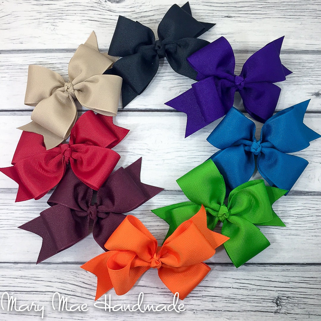 Butterfly Split Tails Bow, Choose Color - Etsy