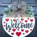 Valentines Door Sign, Valentines Door Hanger, Valentines Wreath ...