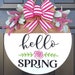 Hello Spring Door Hanger Spring Wreaths for Front Door Spring Decor for ...