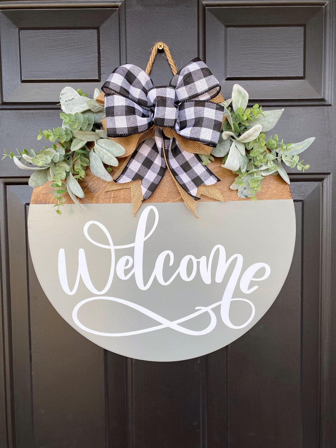 Front Door Welcome Sign, Entryway Welcome, Front Door Hanger, Welcome ...