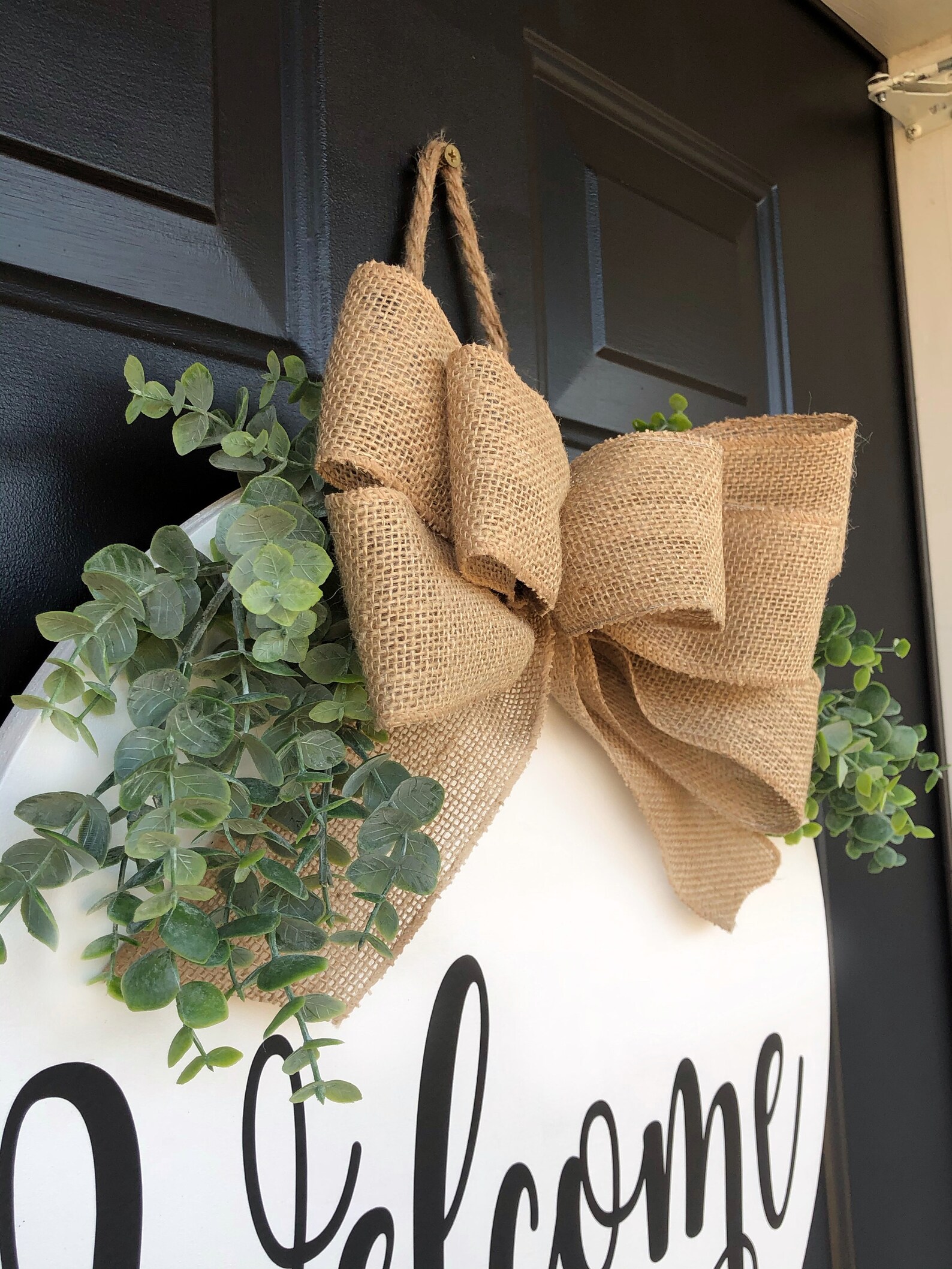 Front Door Sign Door Hanger Welcome Door Decor - Etsy