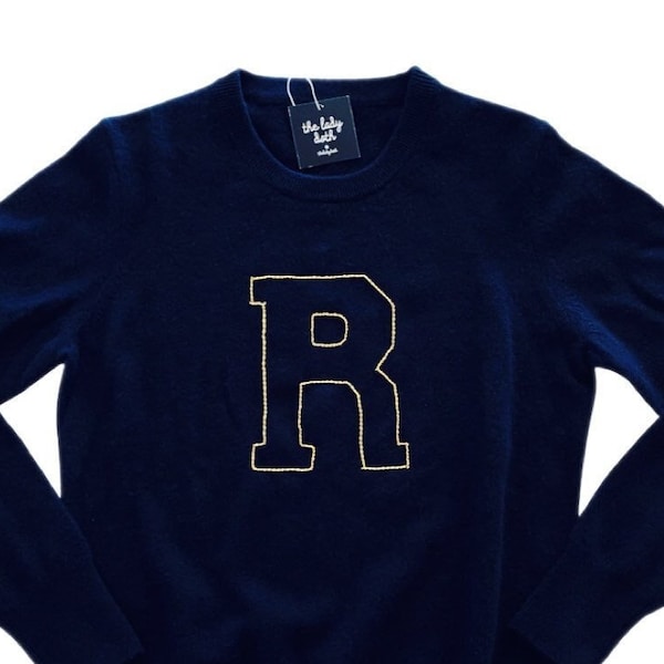 Letterman Sweater - Etsy