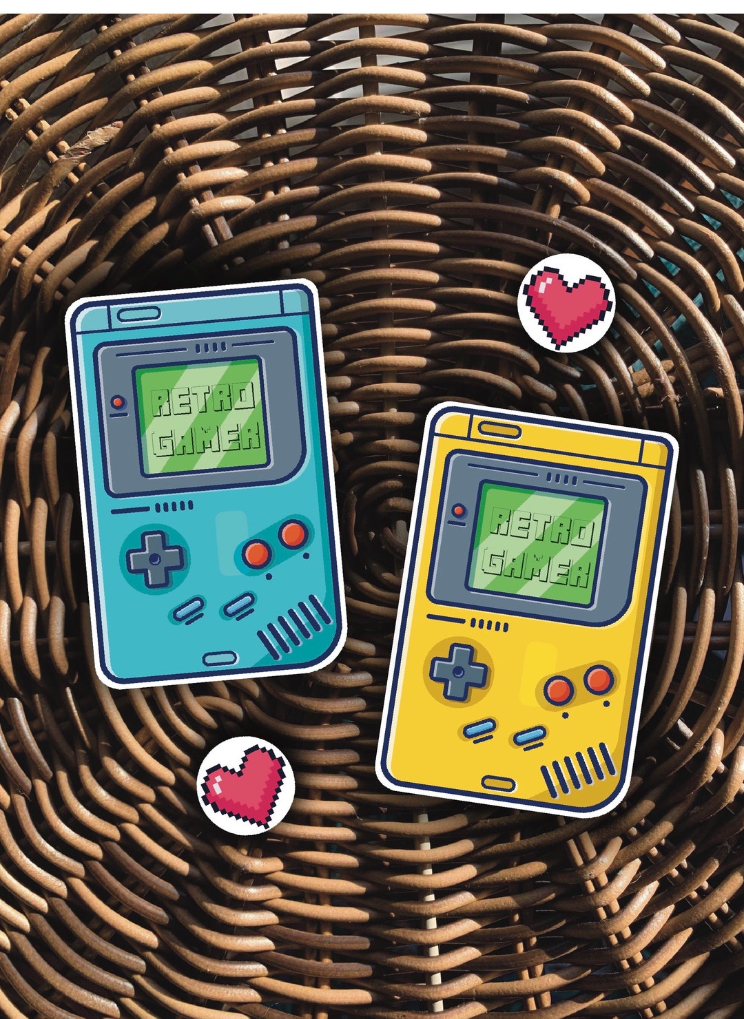 Retro Gaming Sticker, Game Boy, Retro Toys, Nostalgic Sticker, Water ...