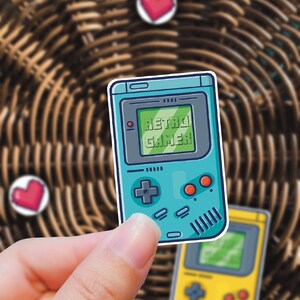 Retro Gaming Sticker, Game Boy, Retro Toys, Nostalgic Sticker, Water ...