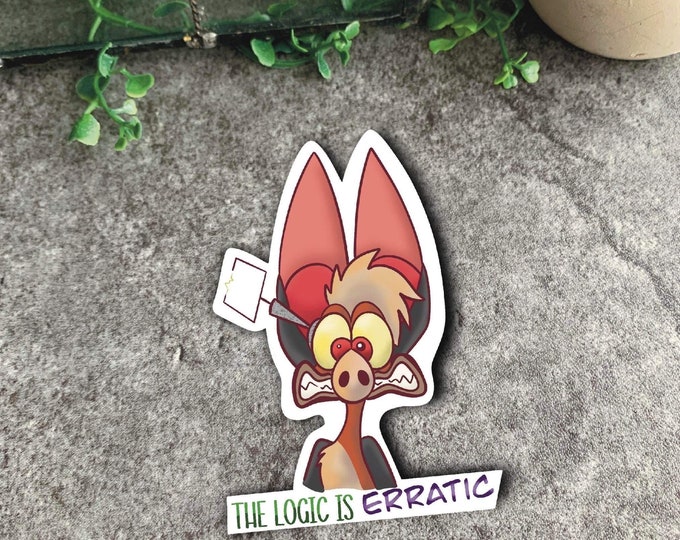 Fern Gully Sticker, Funny Sticker, Batty, Cute Sticker, Movie Lovers ...