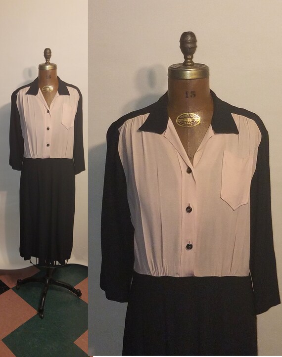 1940s Form Fit pink lace dress - Gem