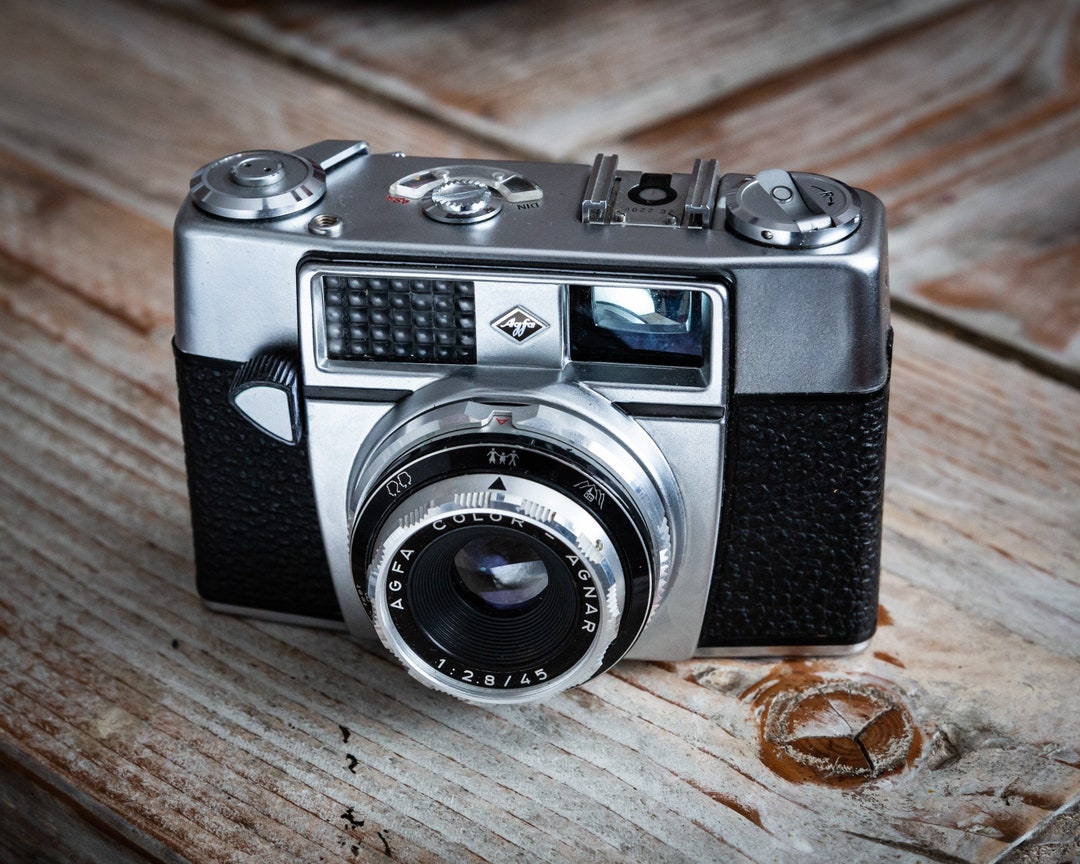 Vintage Agfa Optima Ia 1960's 35mm Film Rangefinder Camera With Case ...