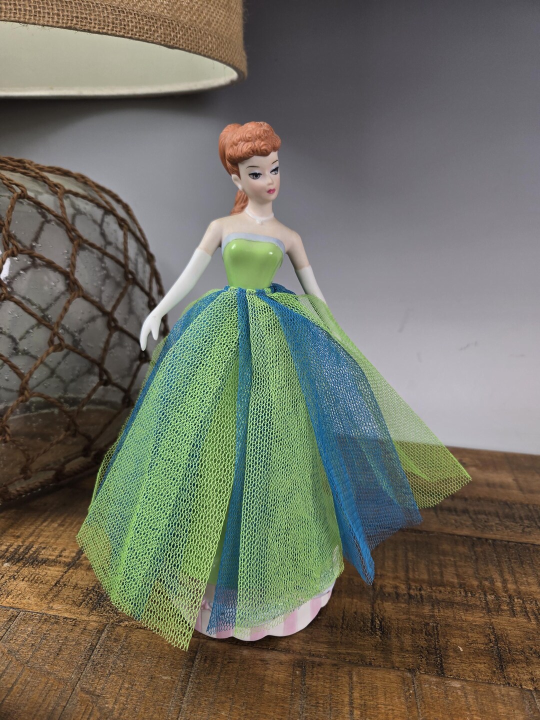 1963 Enesco Barbie Senior Prom Music Box Figurine Plays "all I Have to ...