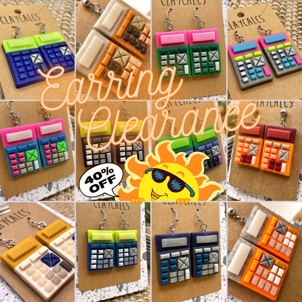 Polymer Clay Earring - Etsy