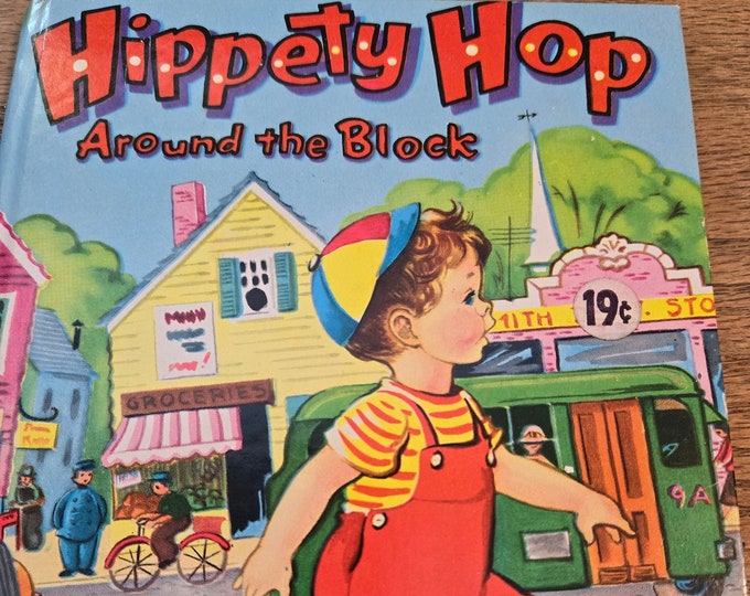 Hippety Hop Around the Block / Tell-a-tale Book / 1953 / Whitman ...
