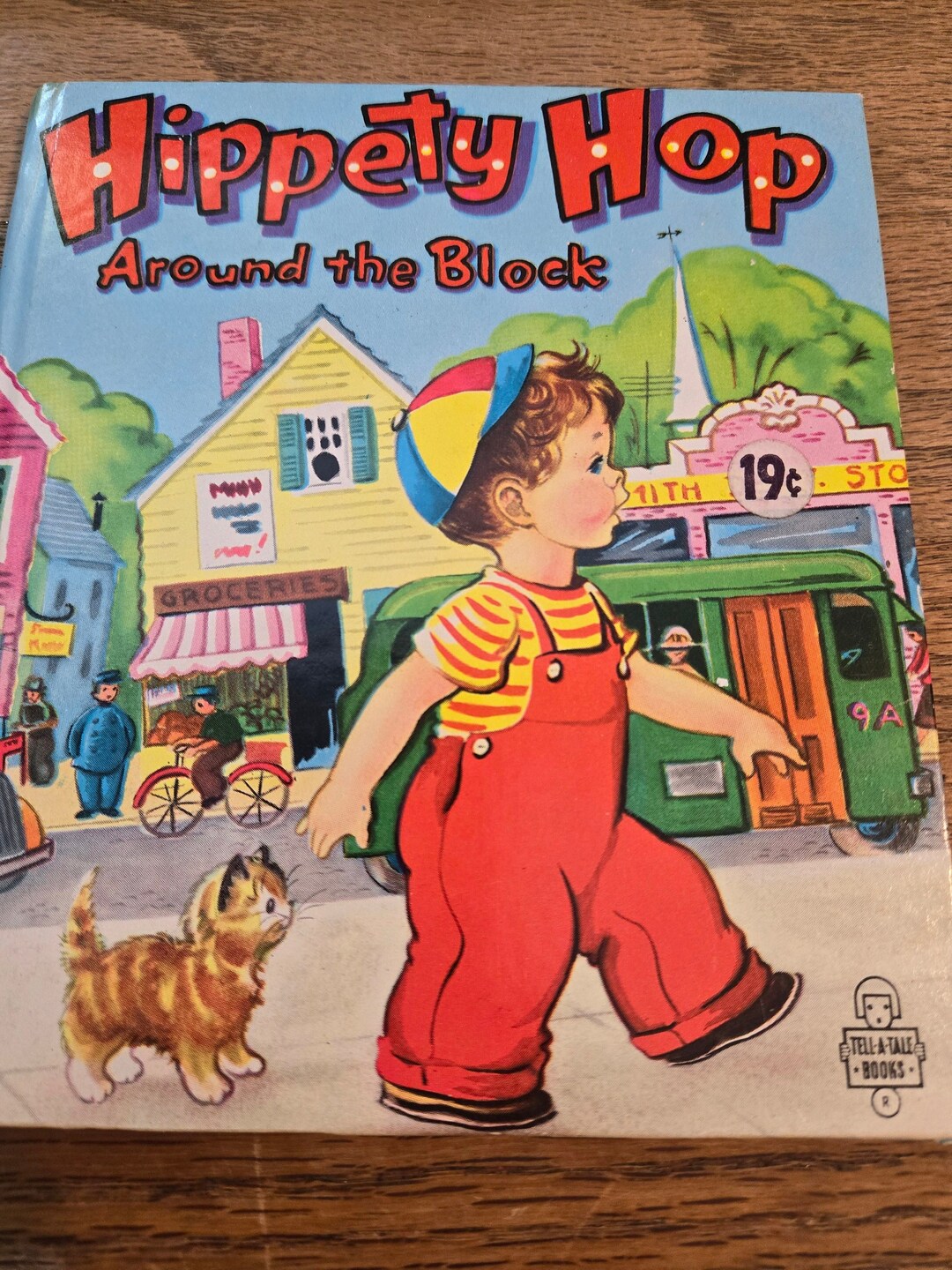 Hippety Hop Around the Block / Tell-a-tale Book / 1953 / Whitman ...