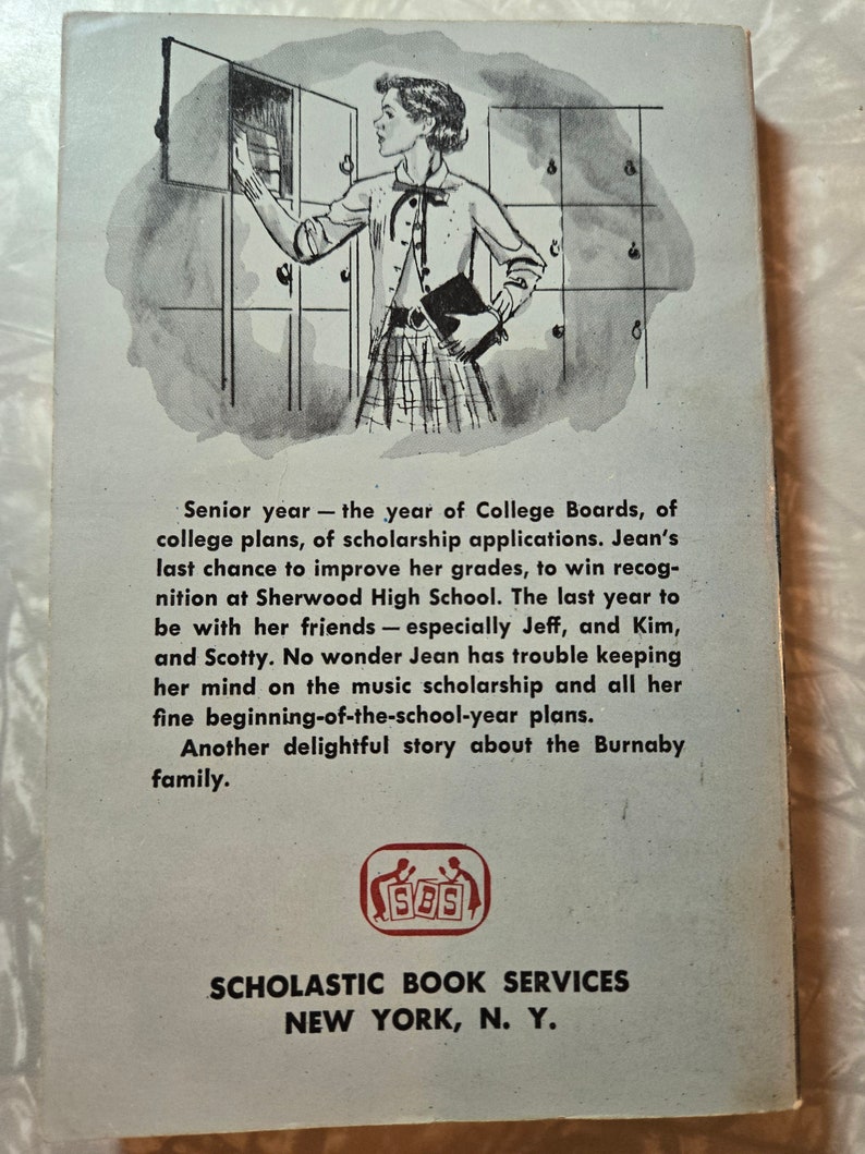 High Note Low Note Scholastic YA Paperback Book 1962 High School Senior ...