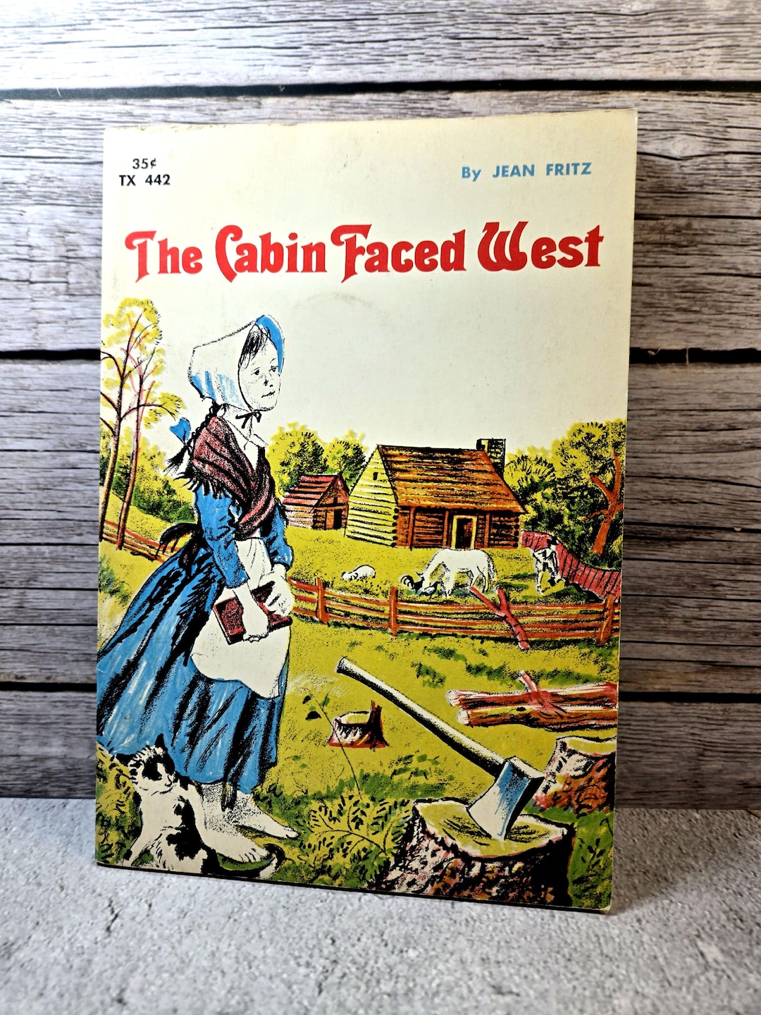 Rare 1963 the Cabin Faced West Vintage Children's Scholastic Paperback ...