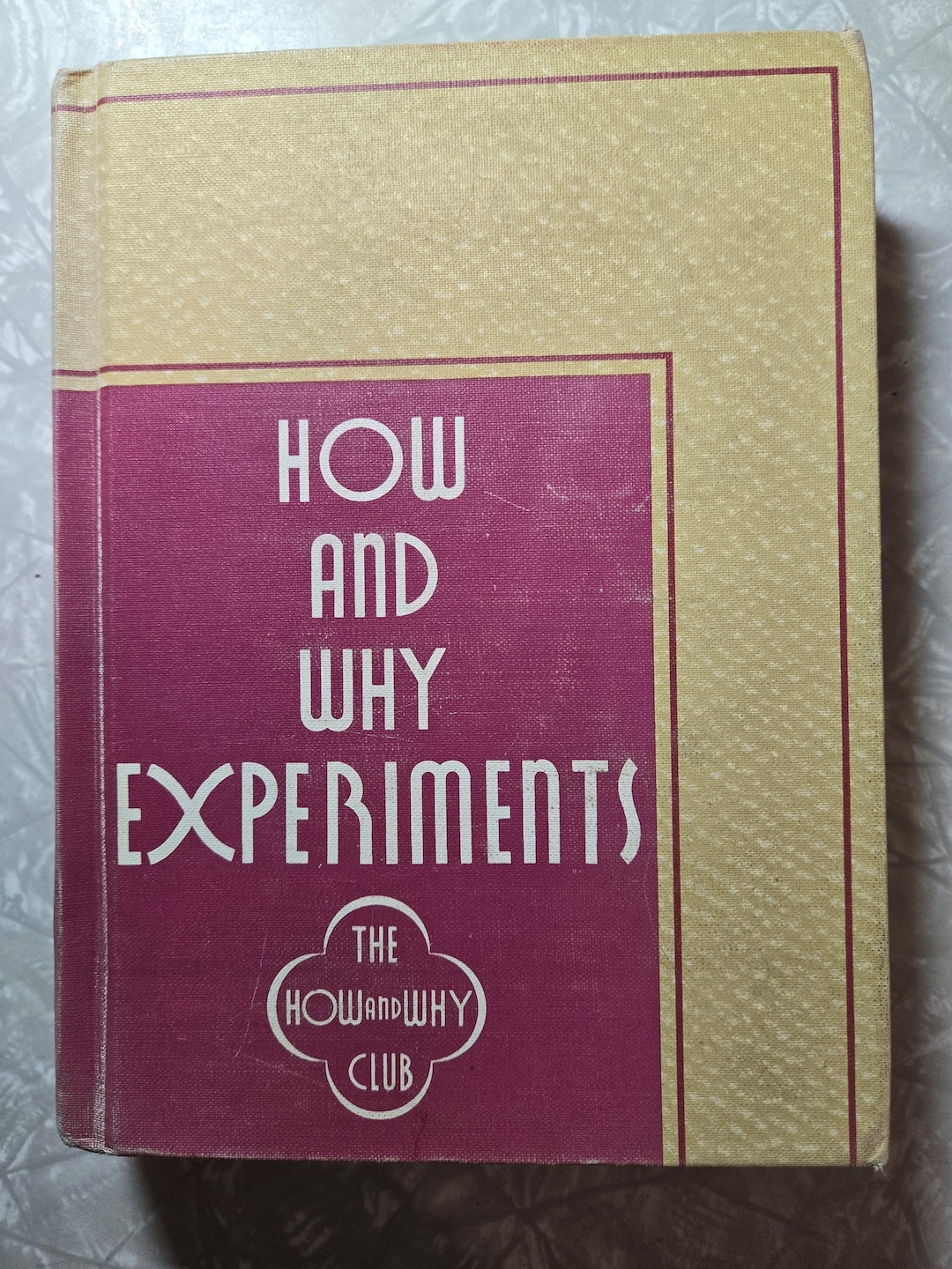 1944 How and Why Experiments Scientific Studies Vintage Book Science ...