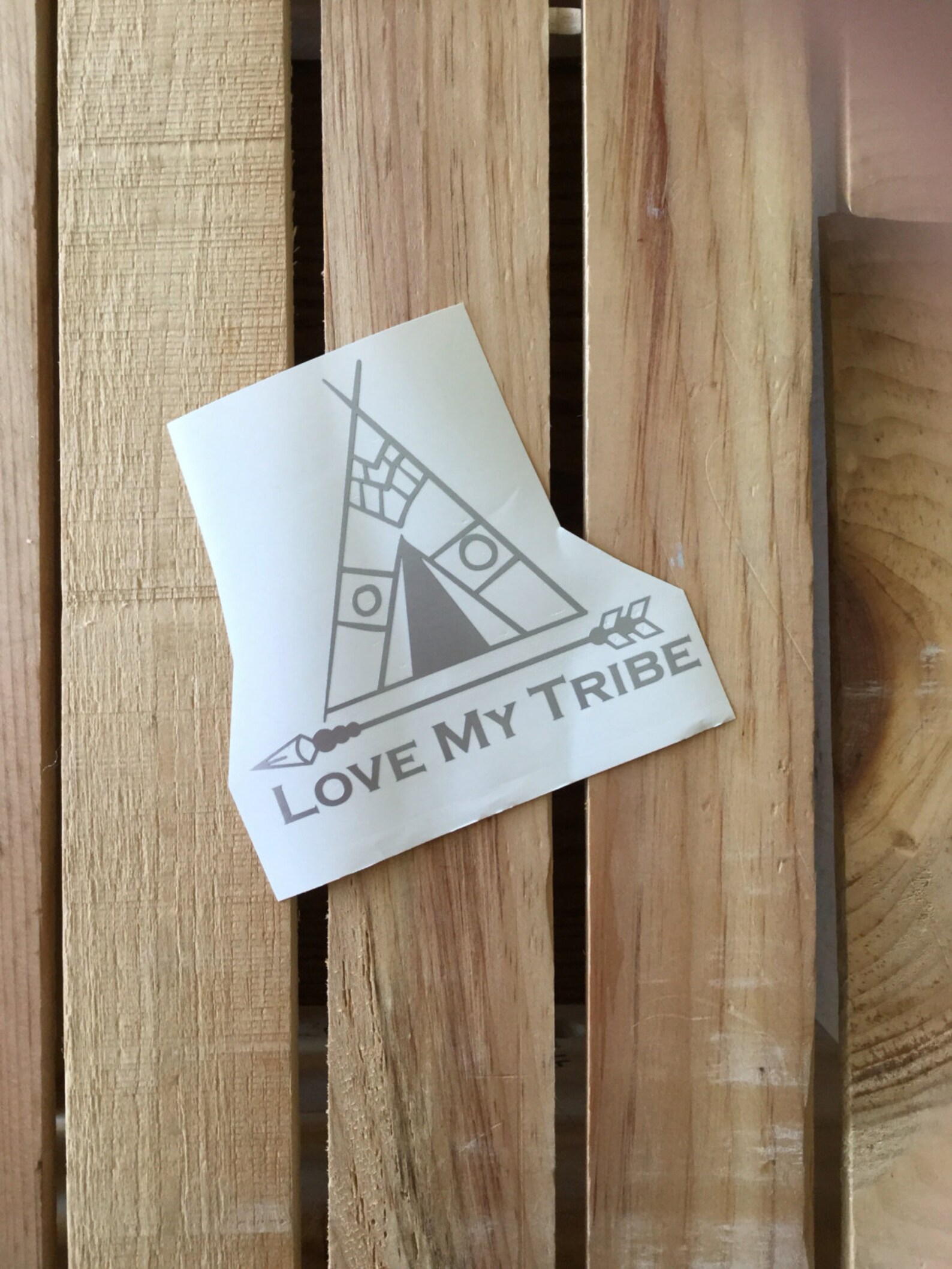 Love My Tribe Vinyl Decal Sticker - Etsy