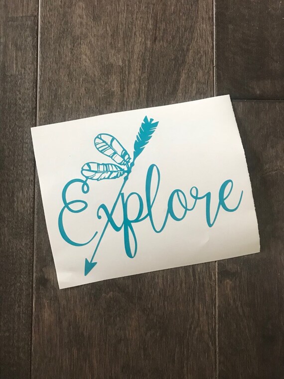 Explore Vinyl Decal Boho Vinyl Decal Boho Style Car | Etsy