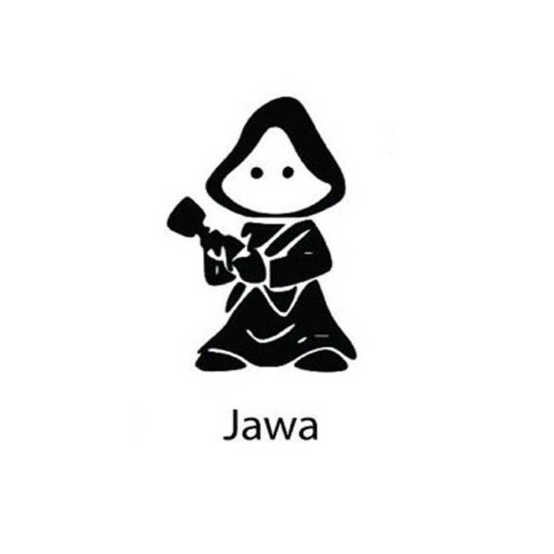 Child Jawa Star Wars Family Vinyl Decal Sticker - Etsy