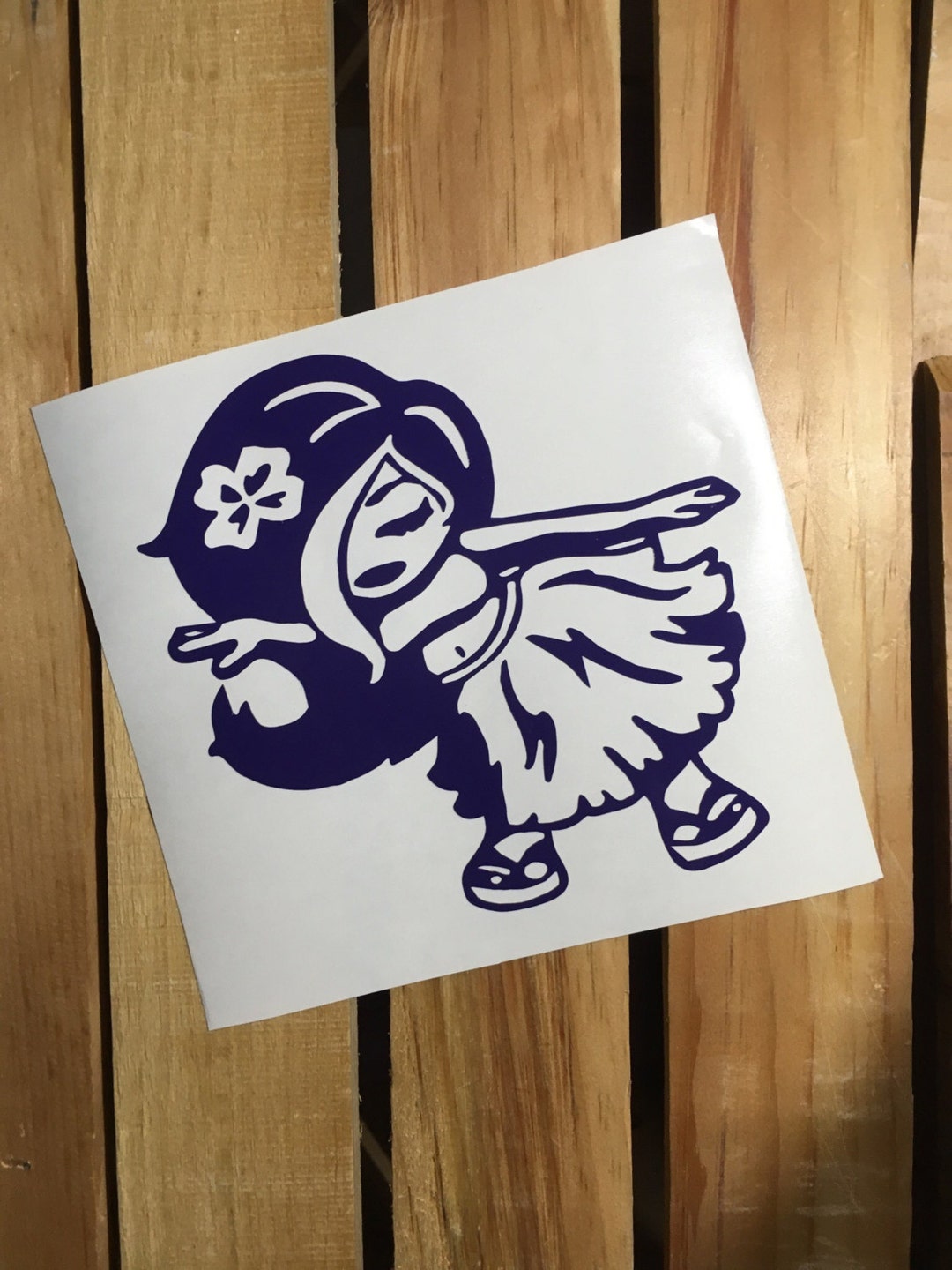 Hula Girl Vinyl Decal Sticker - Etsy
