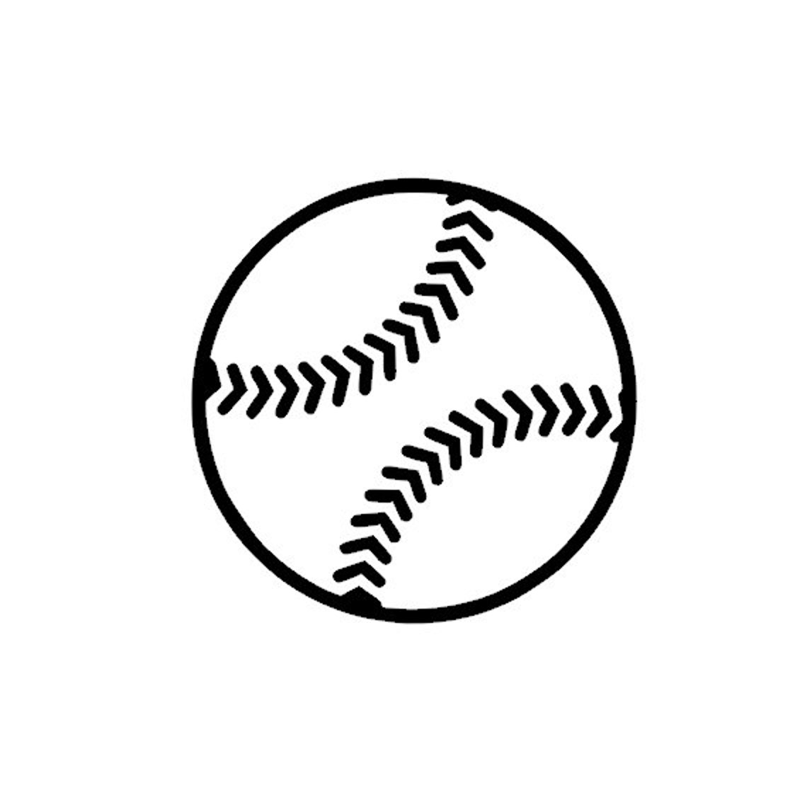 Baseball Vinyl Decal Sticker | Etsy