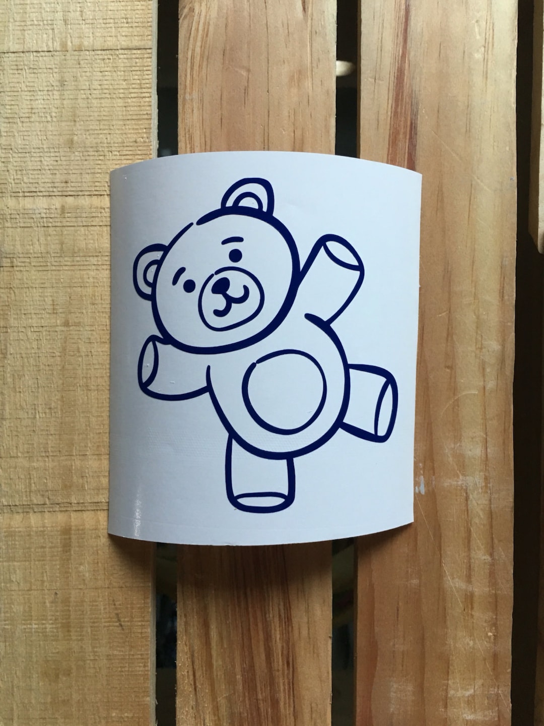 Dancing Teddy Bear Vinyl Decal Sticker - Etsy