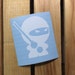 Ninja Vinyl Decal Sticker - Etsy
