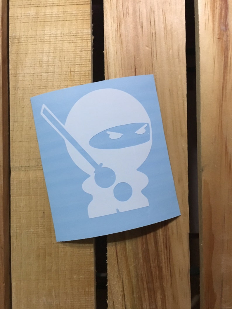 Ninja Vinyl Decal Sticker - Etsy