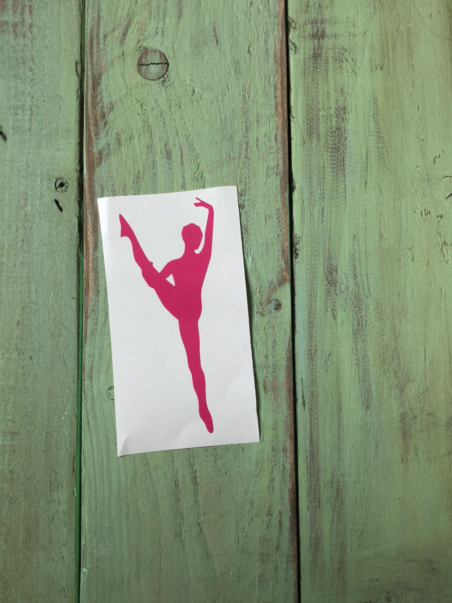 Ballet Dancer Vinyl Decal Sticker | Etsy