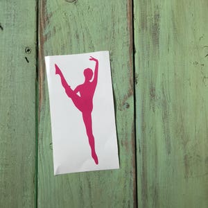 Ballet Dancer Vinyl Decal Sticker - Etsy