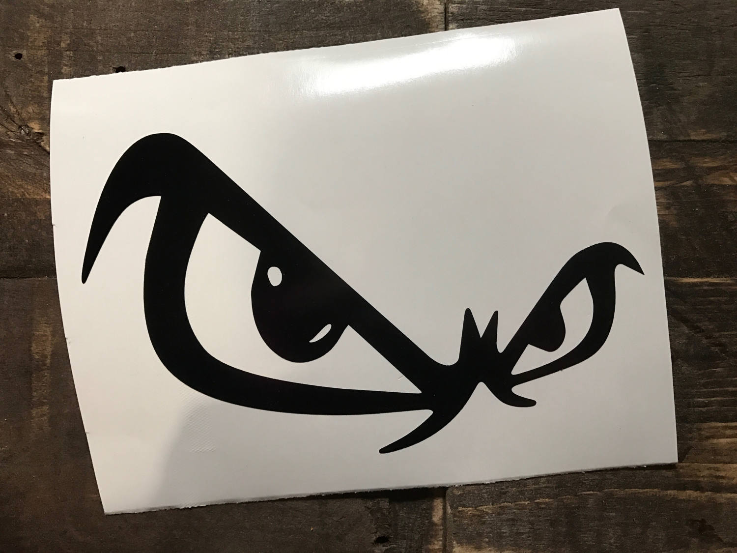 No Fear Eyes Vinyl Decal Sticker - Etsy