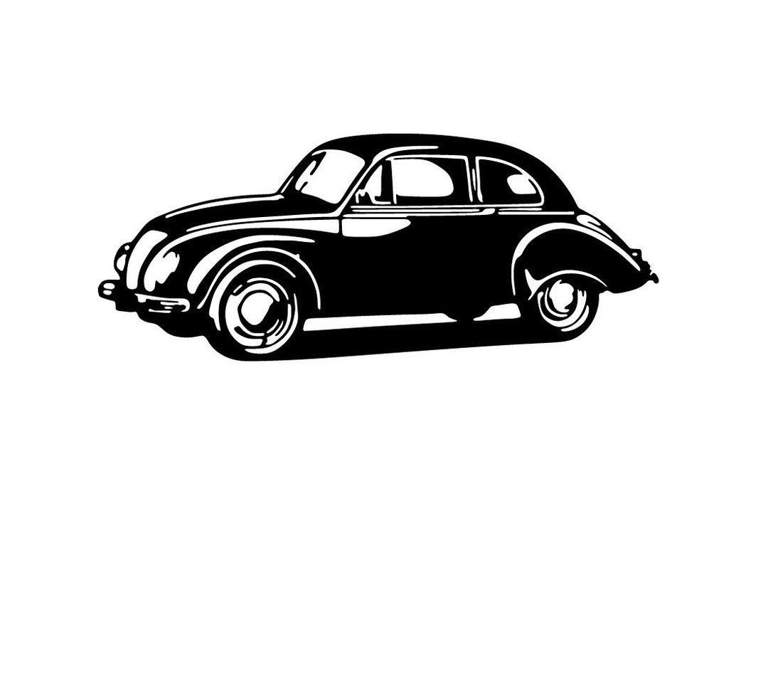 Classic Vintage Car Vinyl Decal Sticker - Etsy
