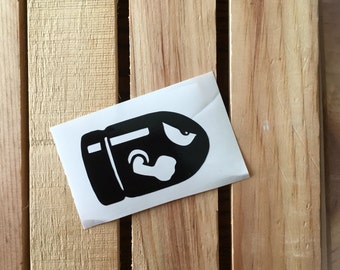 Mario Bomb Vinyl Decal Sticker | Etsy