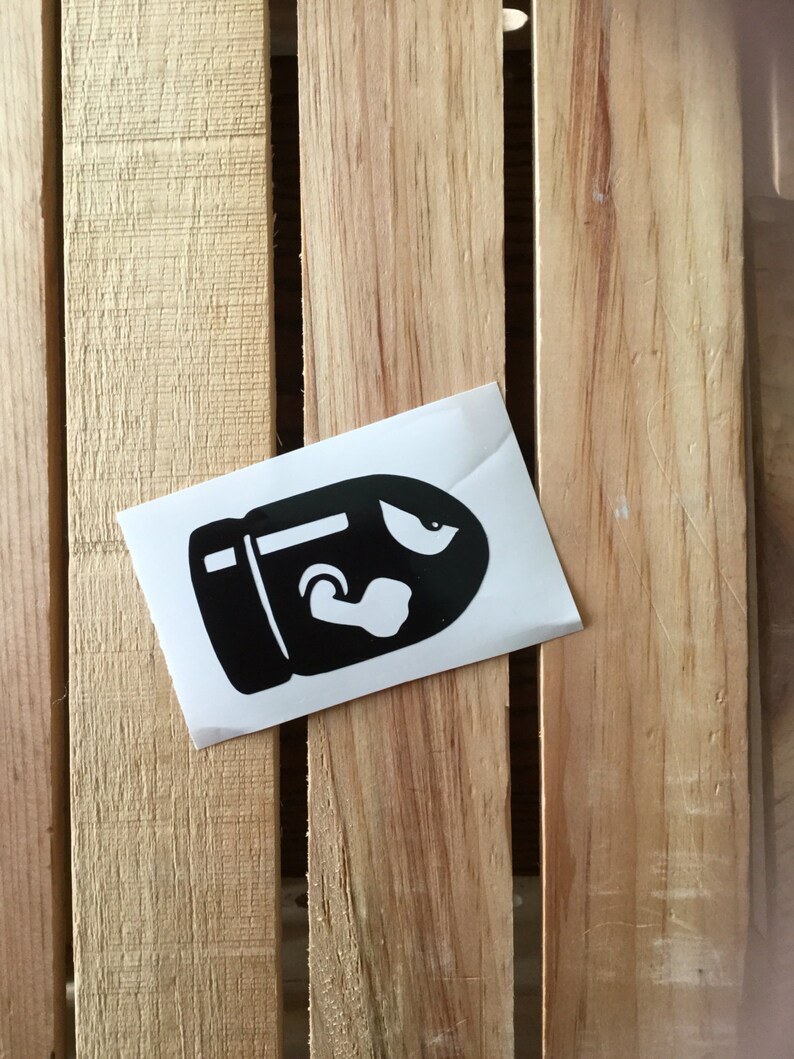 Mario Bullet Vinyl Decal Sticker - Etsy Canada