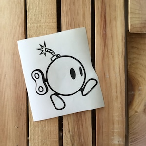 Mario Bomb Vinyl Decal Sticker - Etsy