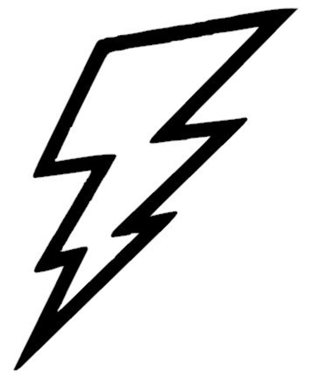 Lightning Bolt Vinyl Decal Sticker - Etsy