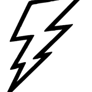Lightning Bolt Vinyl Decal Sticker - Etsy