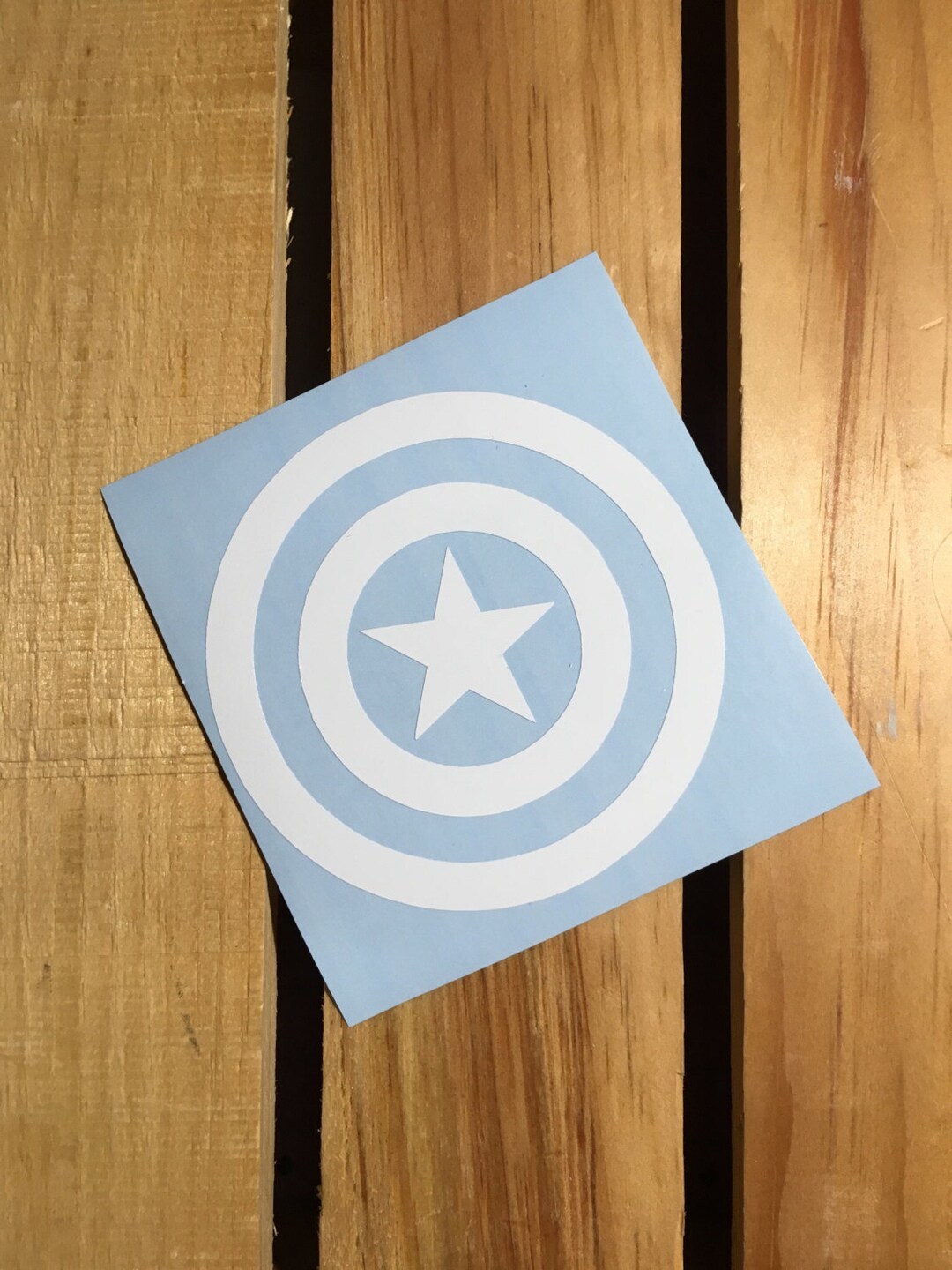 Captain America Vinyl Decal Sticker - Etsy