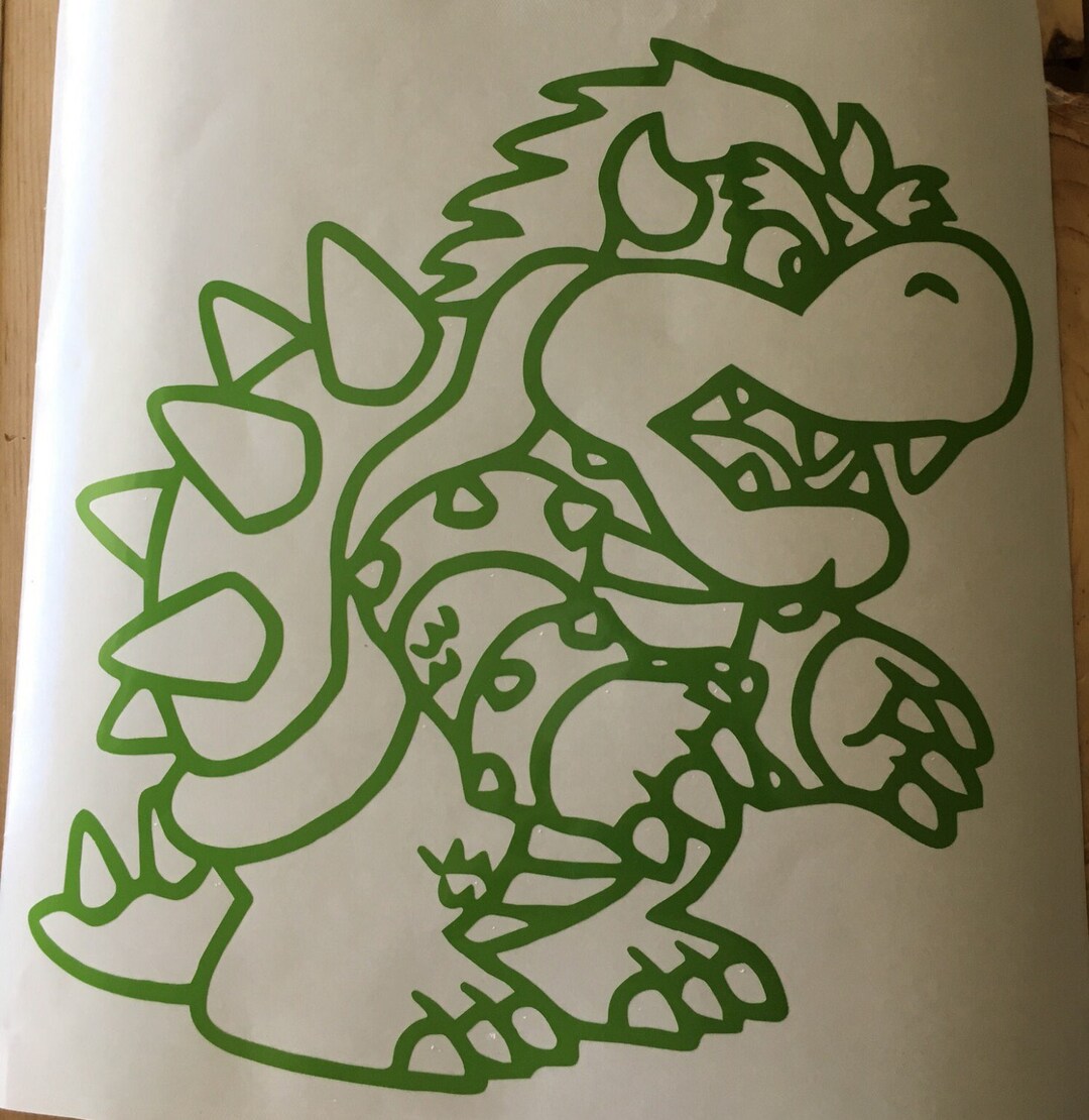 Super Mario Bowser Vinyl Decal Sticker - Etsy